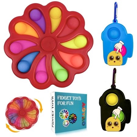 CPDD Fidget Toys Packs Bubble Sensory Simple Dimples Fight Toys Fidget ...