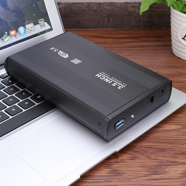 3.5 inch SATA HDD SSD Enclosure Box Hard Drive Disk External Case (USB3.0) | Bodega Aurrera en línea