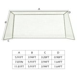 Pluokvzr Soccer Goal Replacement Nets, Polypropylene, Lightweight ...