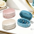 5 Slots Velvet Ring Box Jewelry Packaging Box Earring Storage Box ...