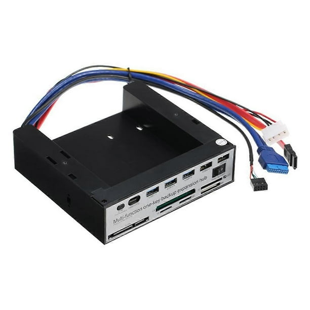5.25 inch Front Panel Expansion Hub with 3 USB3.0 2 USB2.0 Ports ...