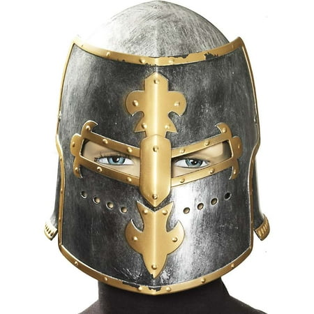 Medieval Knight Plastic Costume Helmet - Walmart.com