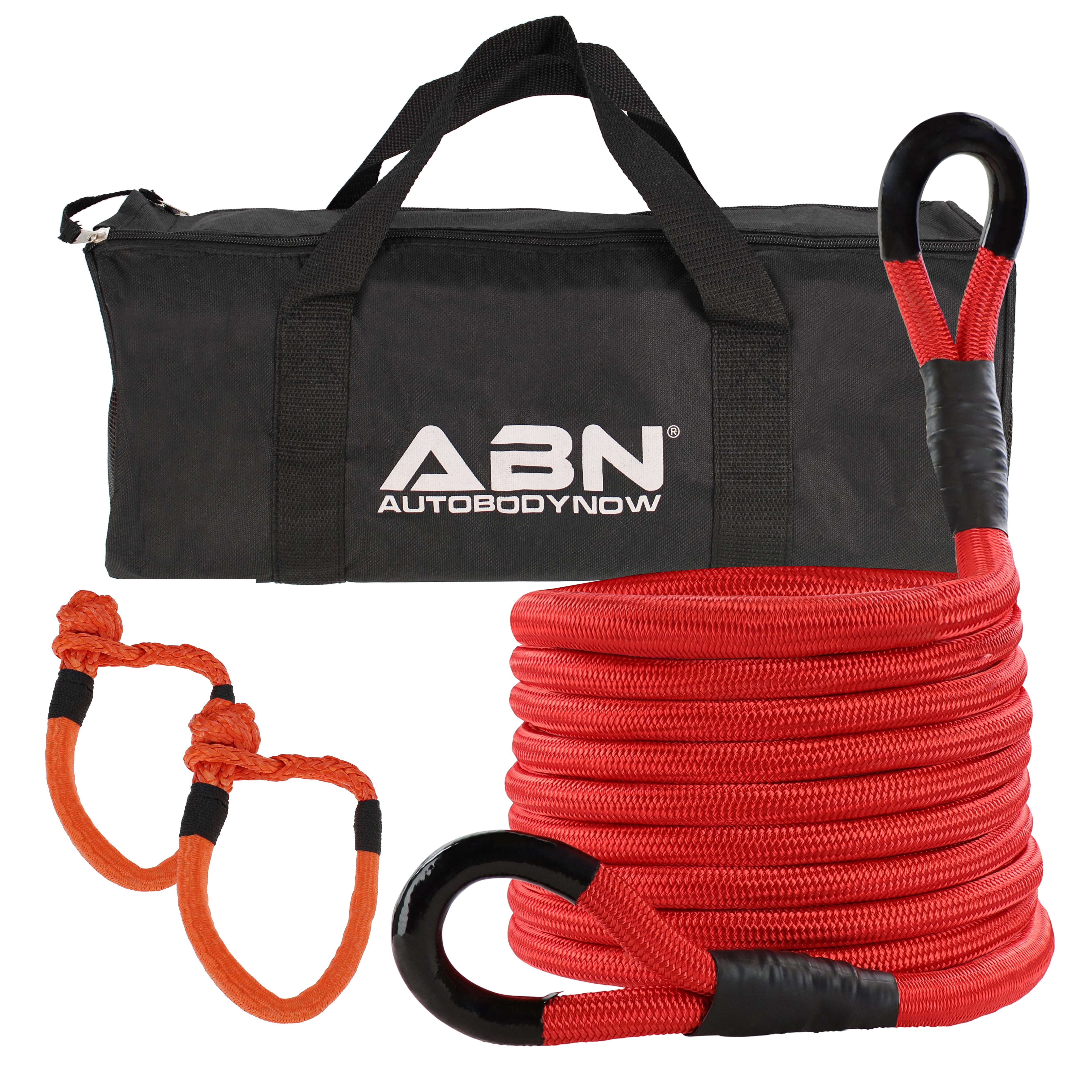 ABN Kinetic Rope Recovery Kit - 20ft Recovery Tow Rope And 6in Soft ...