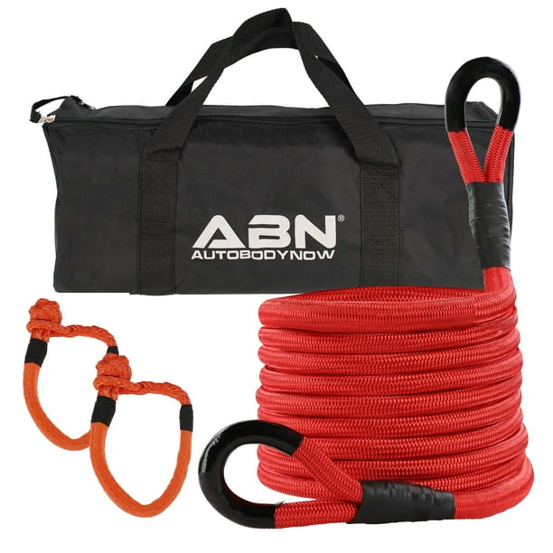 ABN Kinetic Rope Recovery Kit - 20ft Recovery Tow Rope And 6in Soft ...