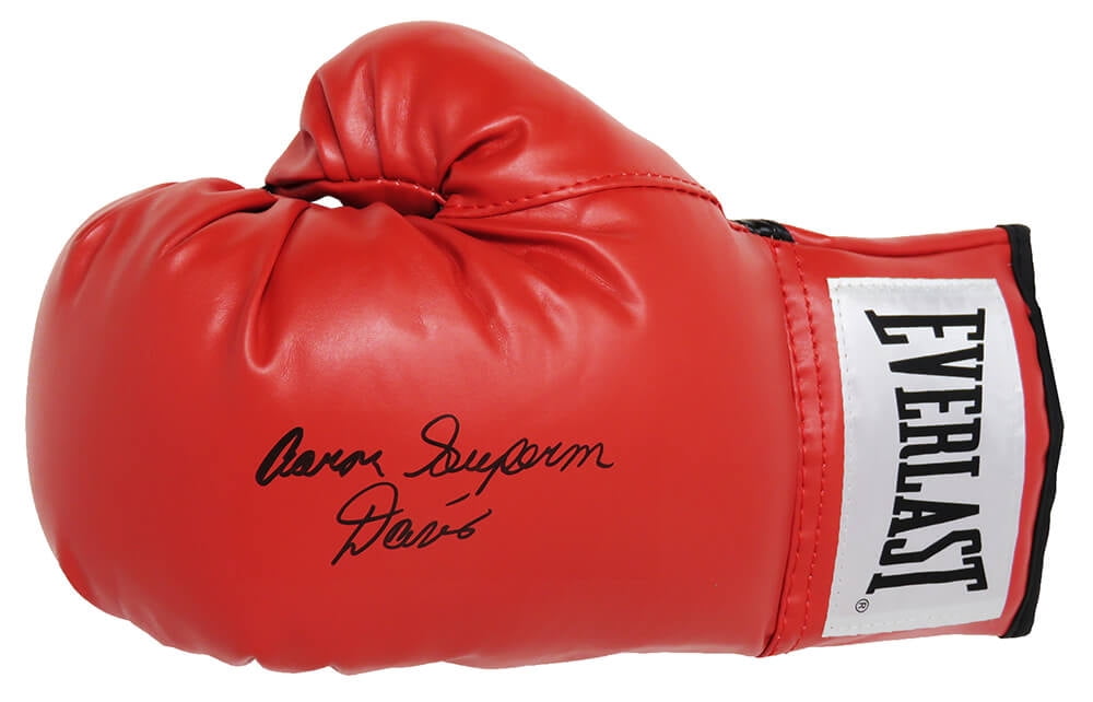 Aaron Davis Signed Everlast Red Boxing Glove w/Superman - Walmart.com