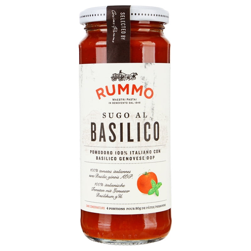 Salsa de Tomate Rummo al Basilico 340 grs | Walmart en línea
