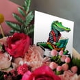 3drose, Cute Funny Alligator Reading Book About Gator Jokes Satire, 6 ...