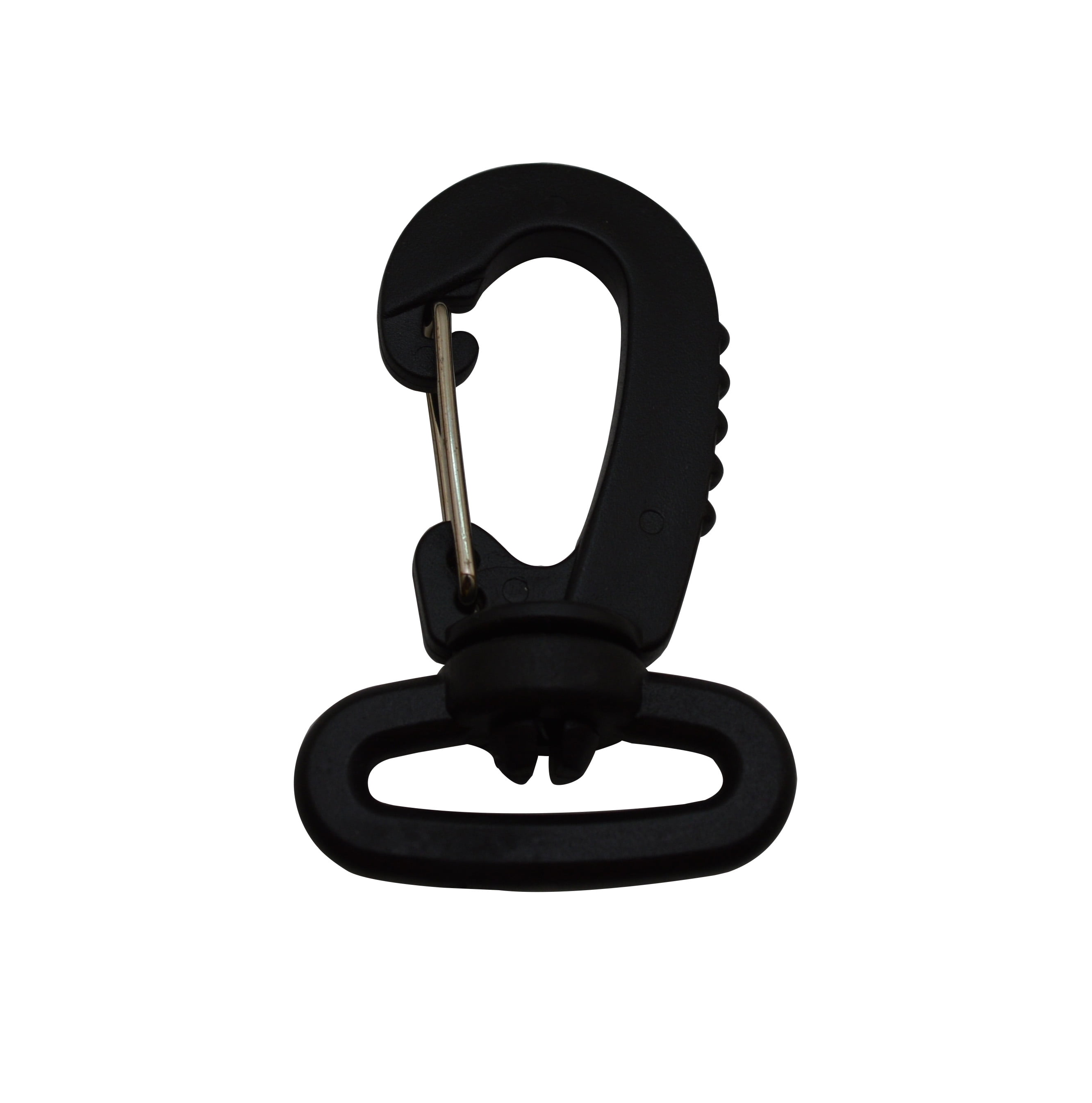 Fenggtonqii 1" Inner Diameter Oval Ring Black Plastic Swivel Spring ...