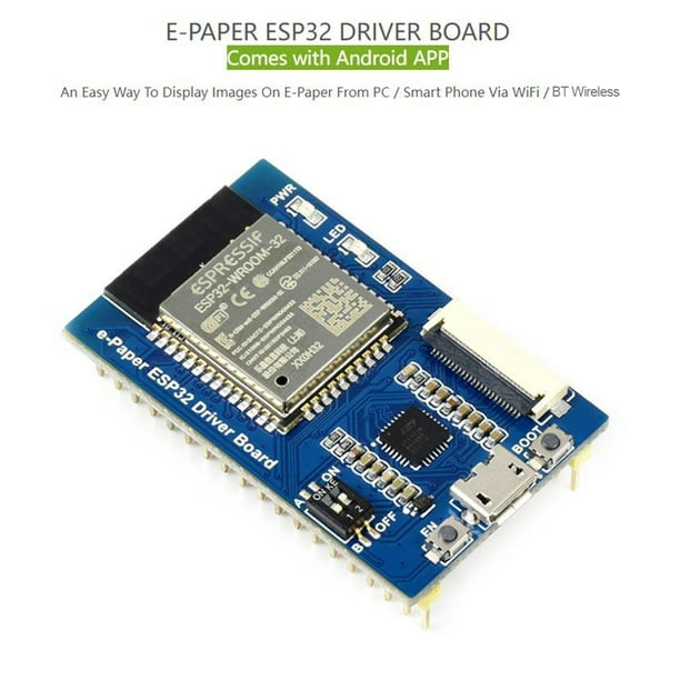ESP32 Wireless Powered Epaper Module WiFi E Ink Controller Board for Arduino | Walmart en línea