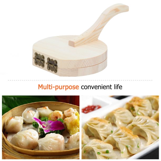 Wooden Dough Presser Tool Dumpling Skin Presser Tool Pressing Tool ...