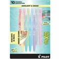 Pilot FriXion Light Pastel Erasable Highlighters, Chisel Tip, Assorted ...