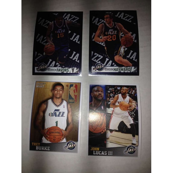 2013-14 Panini NBA Sticker Collection Utah Jazz Team Set w 2 FOILS 11 ...
