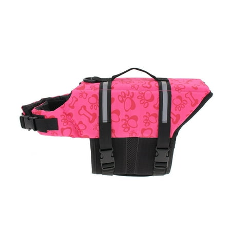 Pet Dog Cat Saver Life Jacket Float Vest Reflective Preserver Aquatic ...