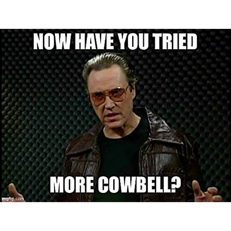 Christopher Walken Cowbell Gif