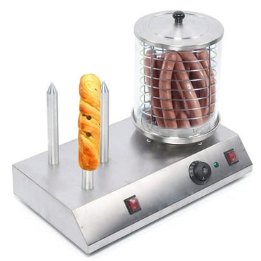 PartyHut Commercial Hotdog Roller Machine 11 Roller and 30 Hot Dog ...