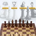 BESTSKY 2026 New 3 in 1 Chess Checkers Backgammon Set,Wood Classic ...
