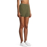 Avia Women's Active Mesh Running Short with Bike Liner - Walmart.com