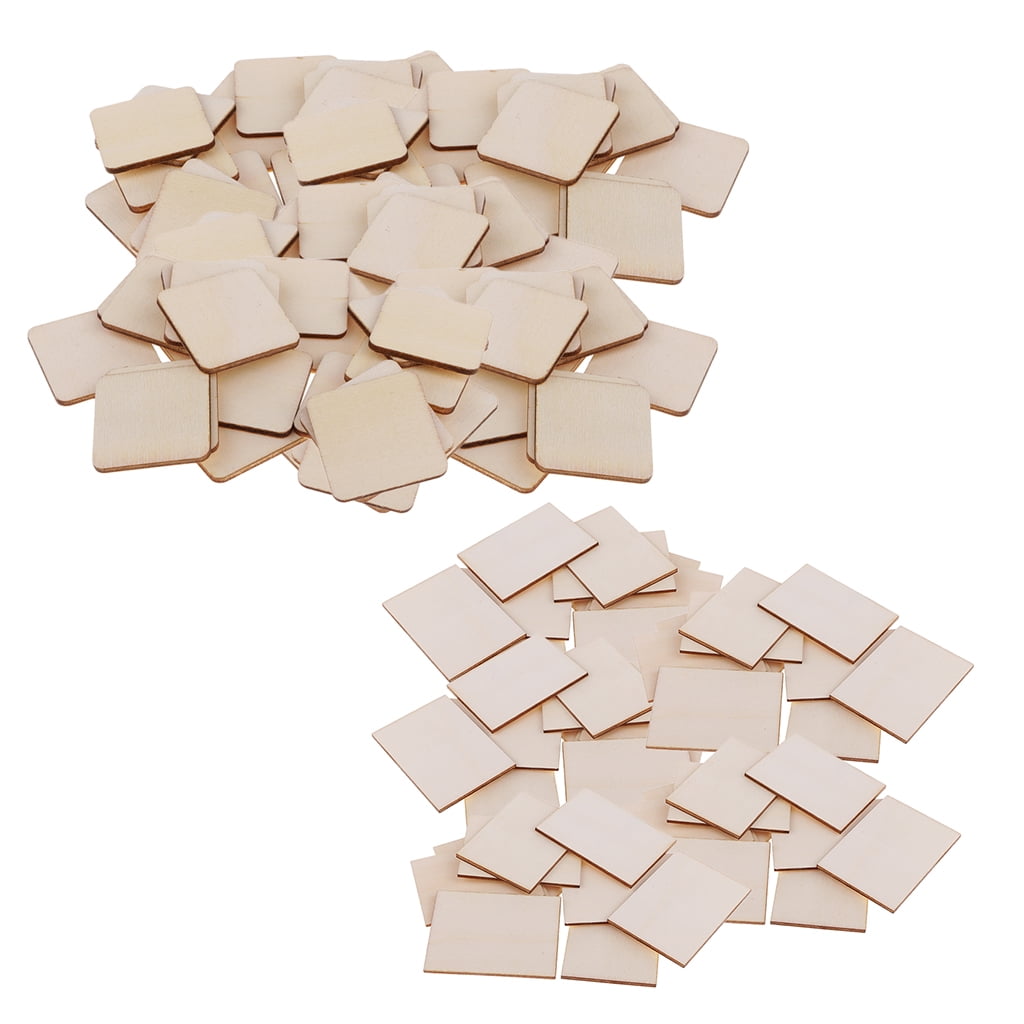 200 Piezas Rectángulo / Cuadrado De / Bajo MDF Forma licencia Sin ...