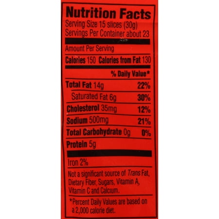 Hormel Pepperoni Nutrition Facts – Besto Blog