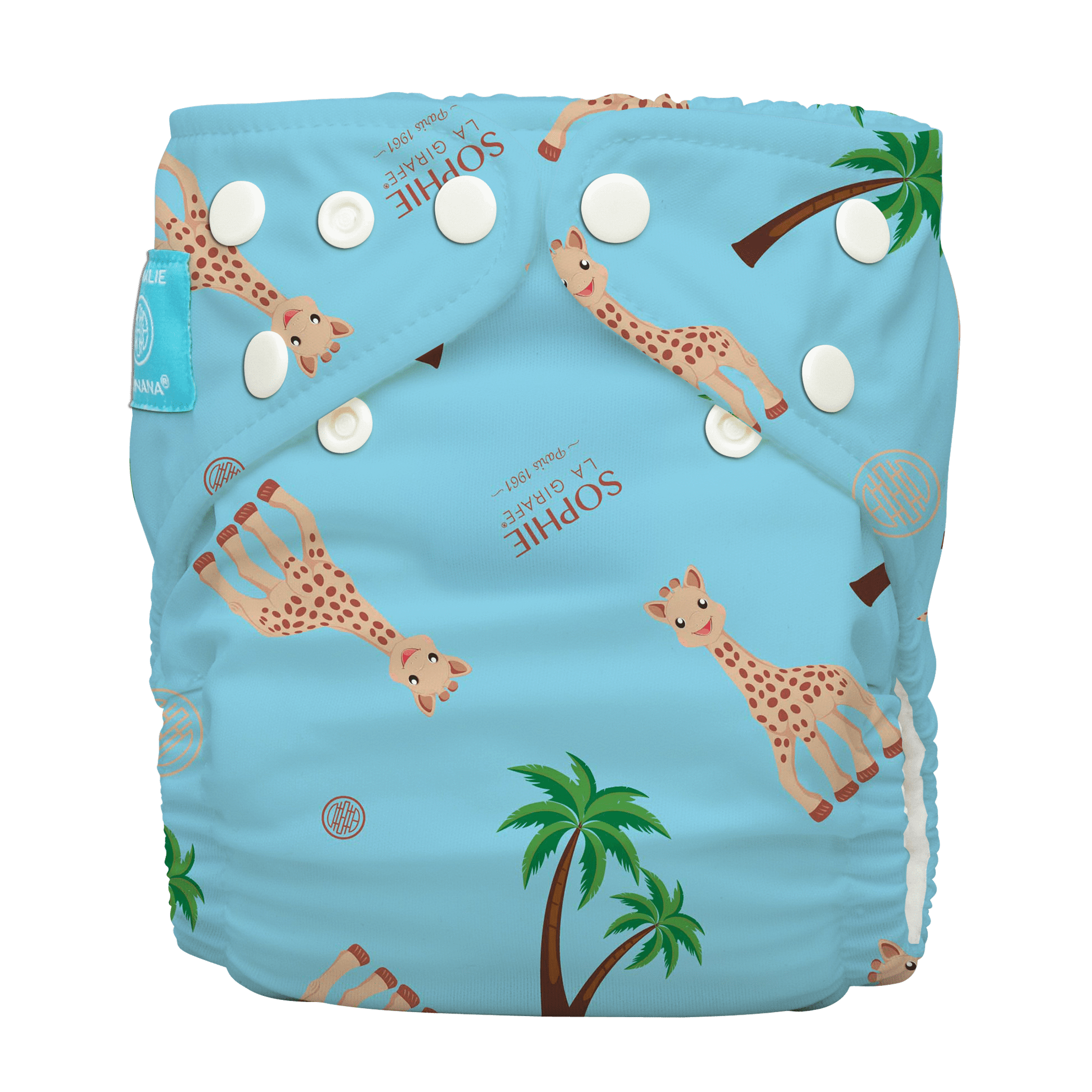 Charlie Banana Reusable Baby Cloth Diapers, One-Size, Washable—1 Soft ...