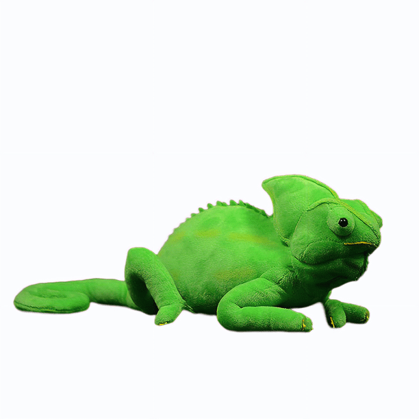 Realistic Chameleon Stuffed Animal Plush Toy, Lifelike Chameleon Animal ...