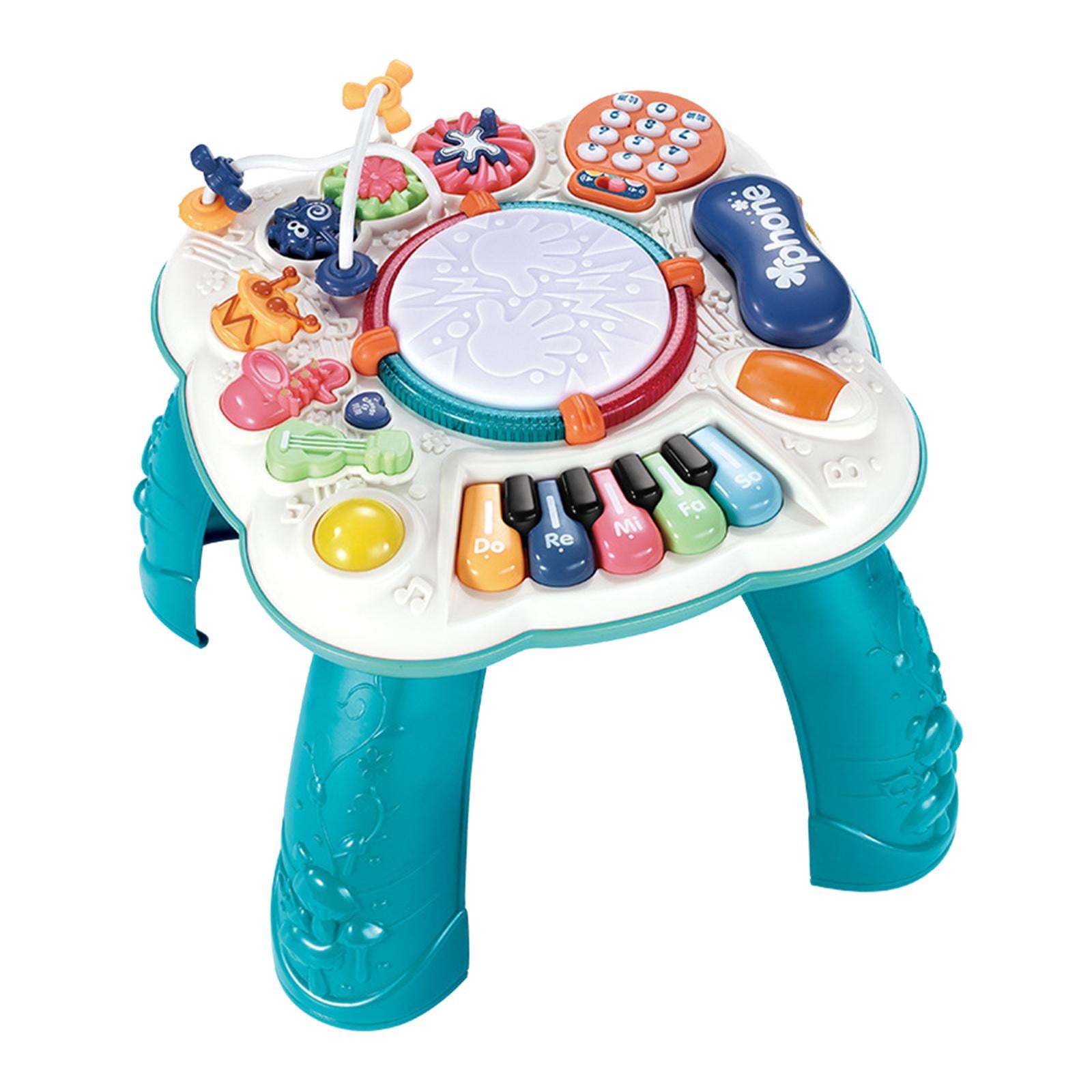 1 Set Multi-Function Education Table with Musical Instruments, Baby ...