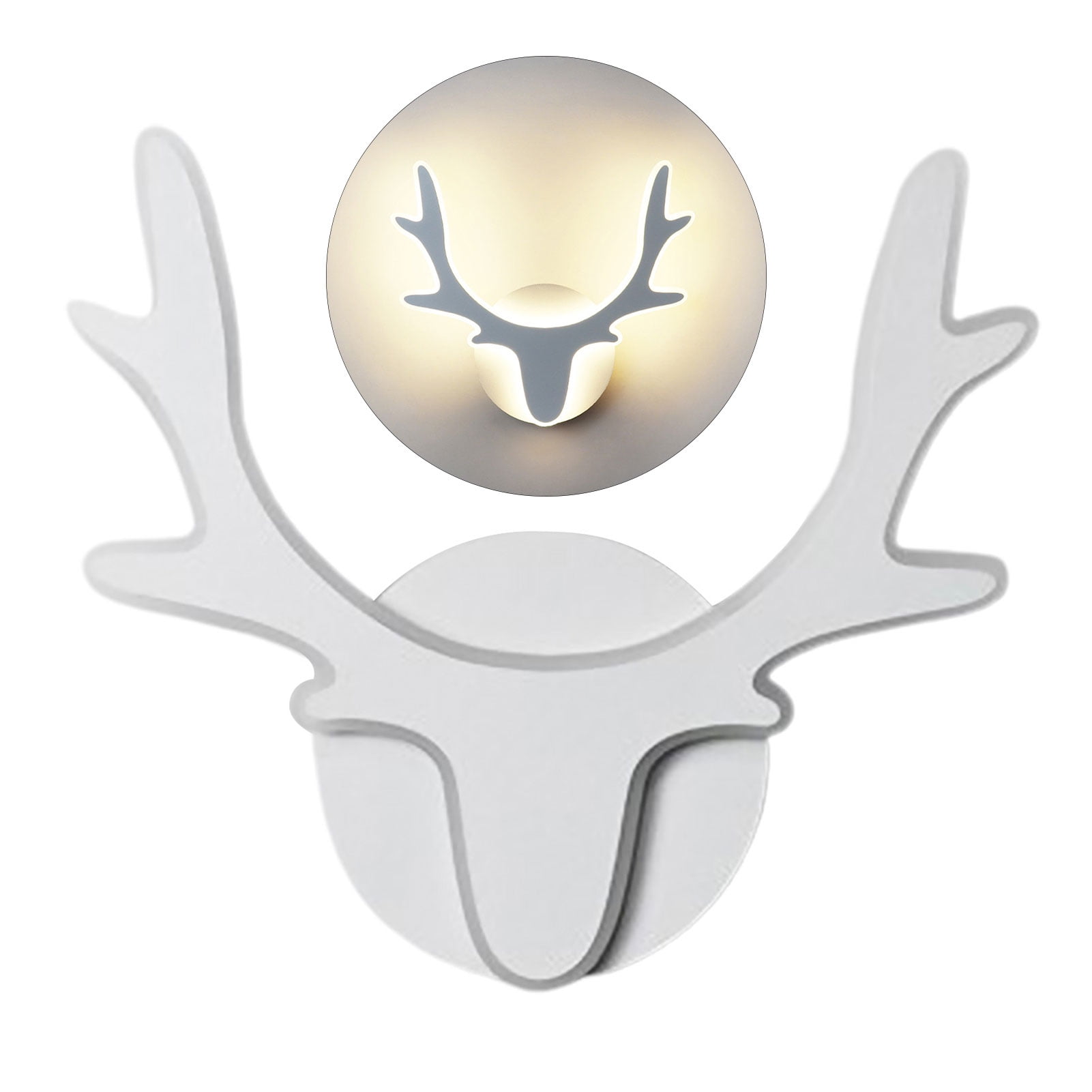 Lomubue LED Lamp Creative Shape Ultra-Bright Smooth Edge Non-Glaring ...