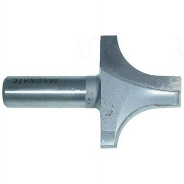 Magnate 1272 Plunge Flat Roundover Router Bit — 1/8" Radius; 1/4" Small ...
