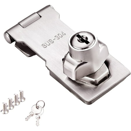 HISRFOCSP Hasp Lock Padlock Metal Alloy Locking Hasp Lock Alloy Hasp ...