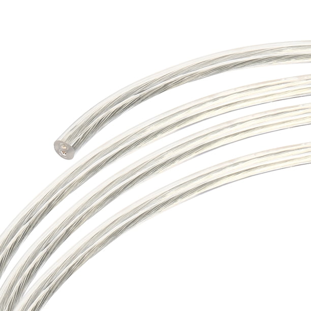 Uxcell PVC Covered Wire 2 Core 18AWG 10m/32.8ft, Electrical Cable ...