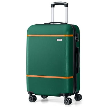 AMZFUN Hardsided 28 Inch Luggage, Lightweight PC+ABS Suitcase with USB, TSA Lock, Wheels, Pink ...