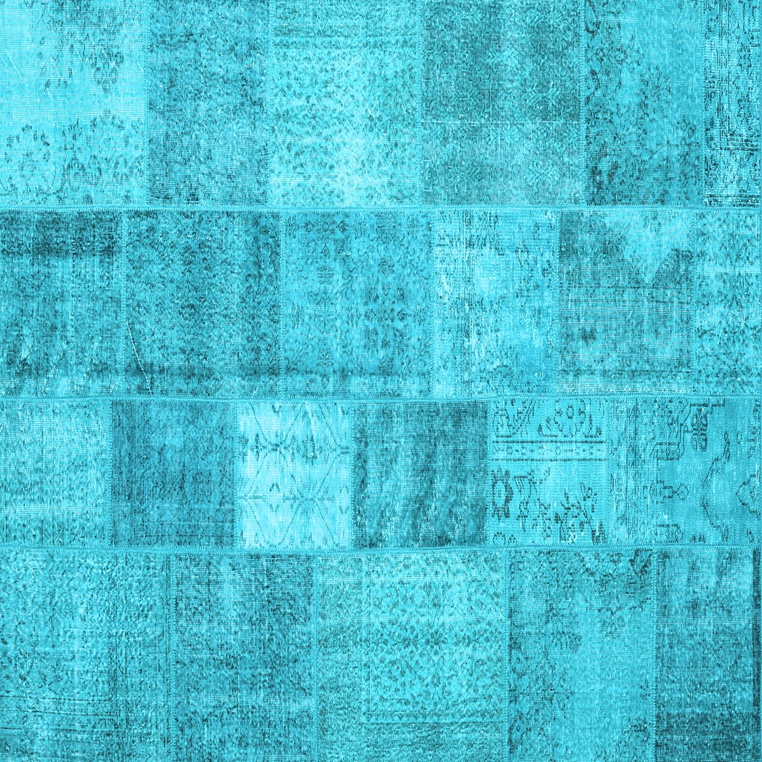 Ahgly Company Indoor Square Abstract Light Blue Contemporary Area Rugs ...