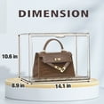 Dayooh Clear Acrylic Handbag Display Box, Stackable with Magnetic Door ...
