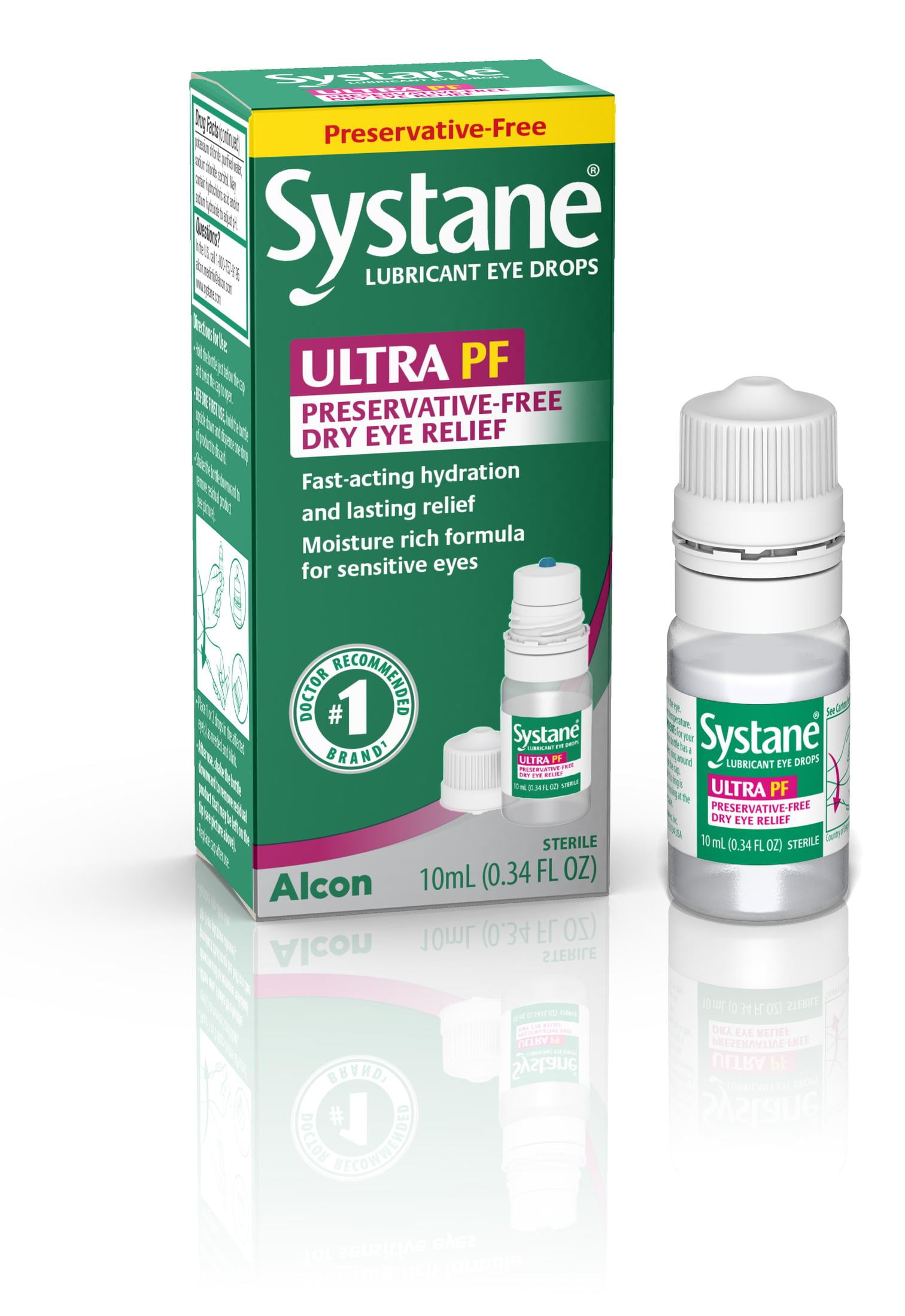 Systane Ultra Preservative Free Lubricant Eye Drops, 10ml - Walmart.com Systane Ultra Preservative Free Lubricant Eye Drops, 10ml - Walmart.com