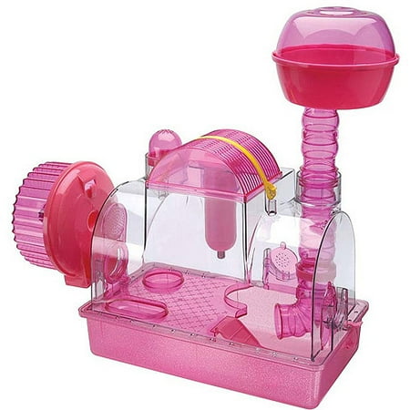 Pink Princess 2-Level Hamster and Gerbil Cage - Walmart.com