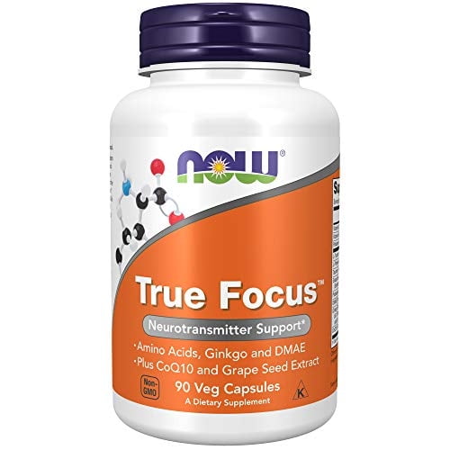 Supplement NOW True Focus 90 cápsulas vegetarianas con aminoácidos ...