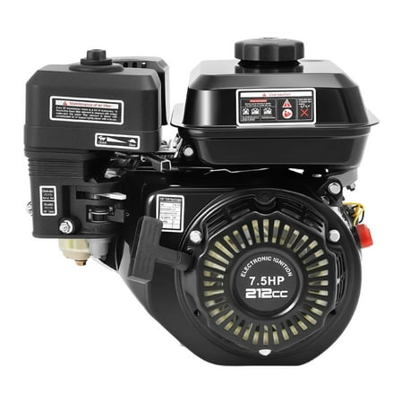 Mustrod 212cc 7.5HP 4-Stroke Electric Start Gas Engine Motor ...