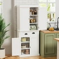 Homall 72 "H Kitchen Storage Cabinet, Multi-Shelf Storage Cabinet with ...