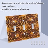 Switch Panel 4.48x4.56In Switch Plate Wall Panel Living Room Kitchen ...