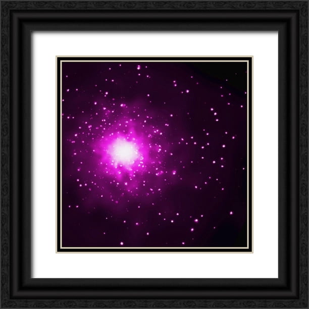 NASA 26x26 Black Ornate Wood Framed with Double Matting Museum Art ...