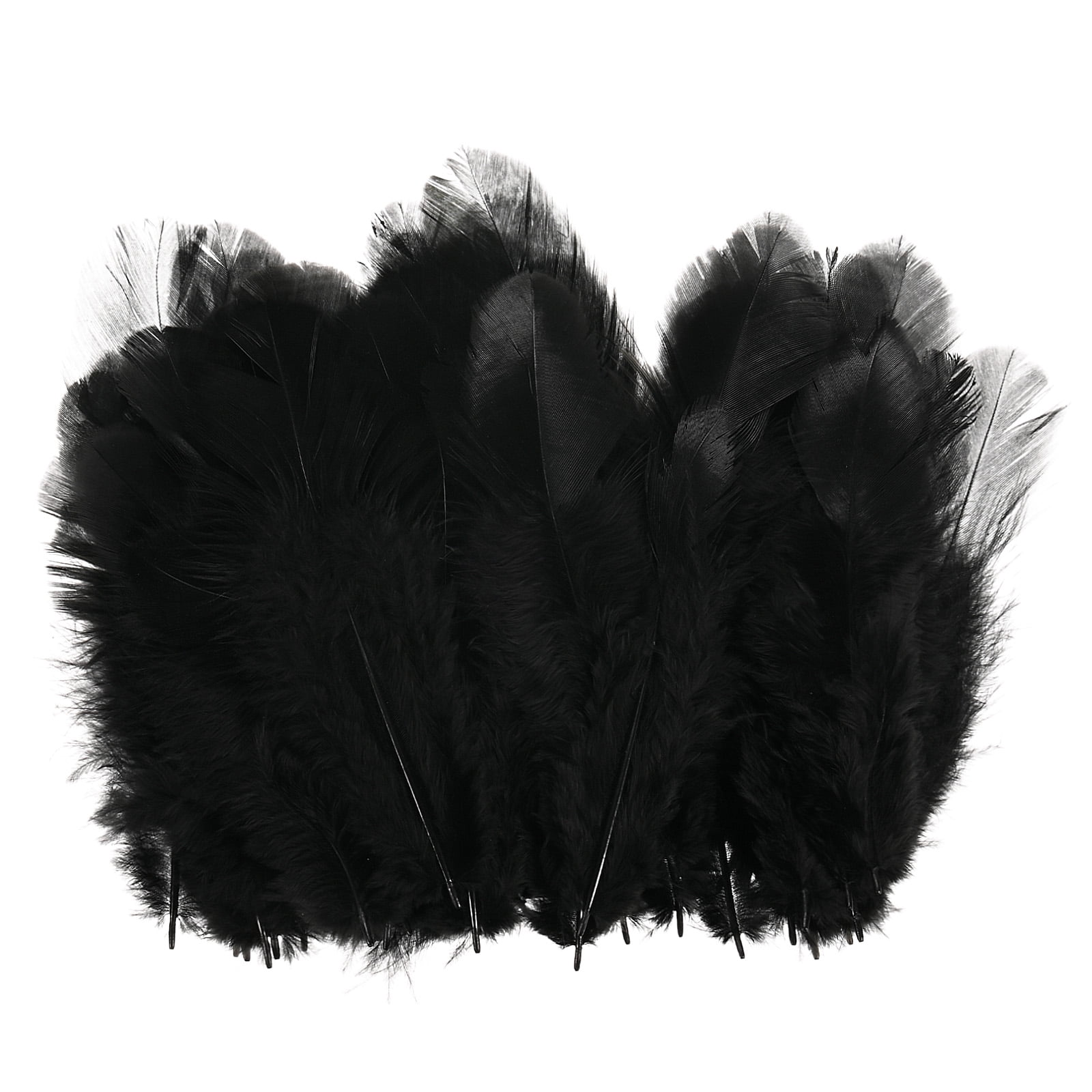 Click here for Uxcell 100 Pack Feathers For Crafting Black 1.57-3... prices