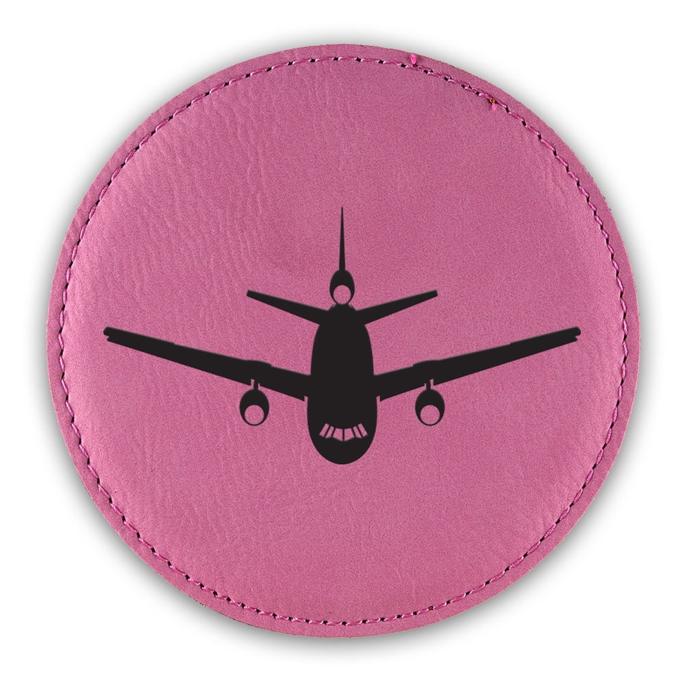 KC-10 Extender Coaster Laser Engraved Leatherette - Round Coasters ...