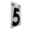 Hy-Ko 3" Reflective Vinyl Number 5, Self-Adhesive, Weather-Resistant ...