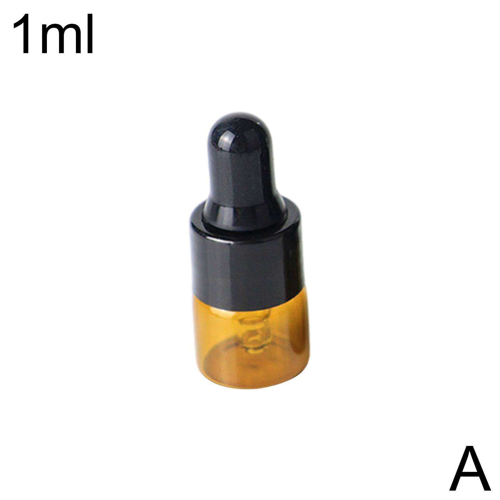 Amber GLASS DROPPER BOTTLES 1-5ml Drop Pipette Aromatherapy Eye Ear ...