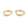 200 pc 304 Stainless Steel Open Jump Rings Round Golden 10x1.5mm 15 ...