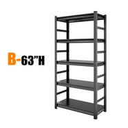 "Dextrus 5 Tier Stainless Steel Utility Rack, Heavy Duty Storage ...