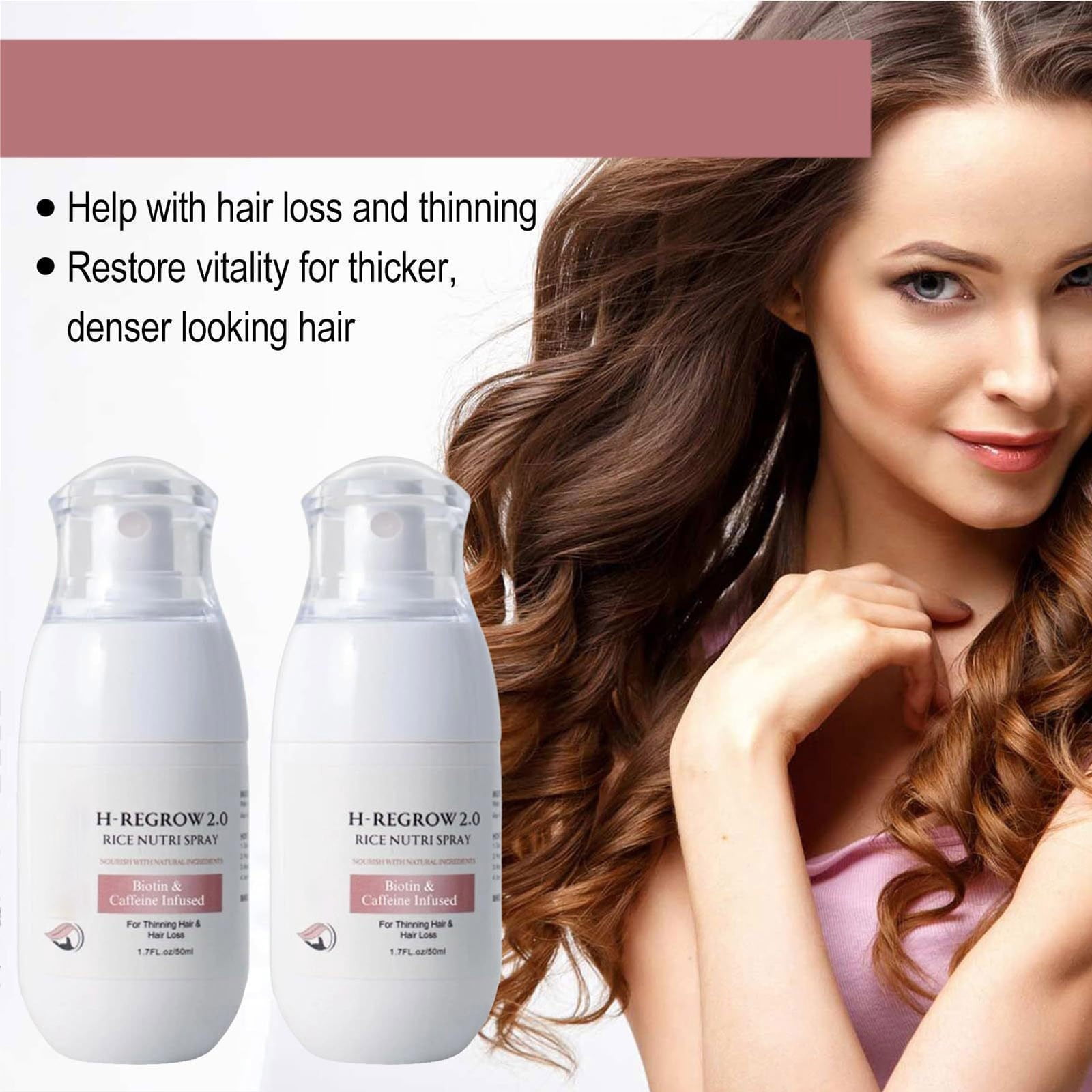 DHGDJGIN Rice Nourishing Spray Stimulates Hair Follicles Promotes ...