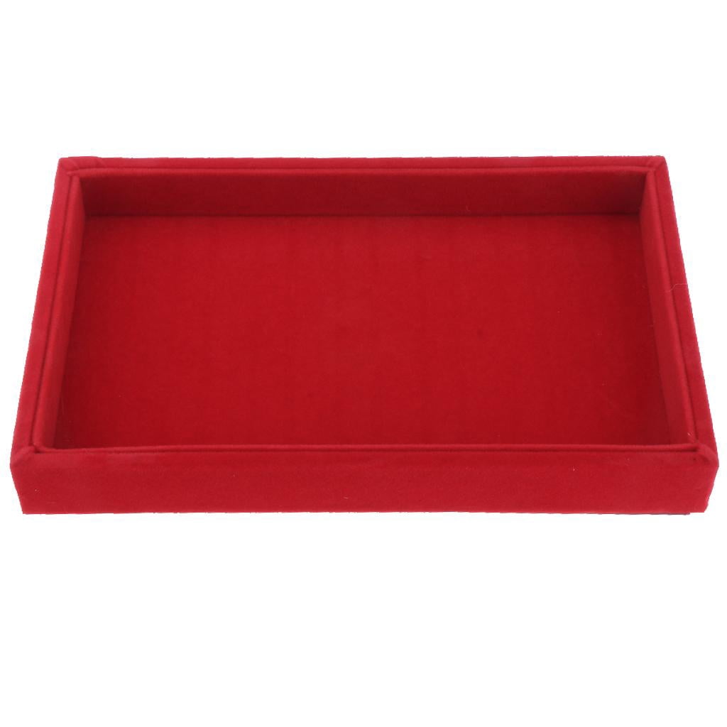 Black Velvet Jewelry Display Tray Bracelet Watch Anklet Display Pad ...