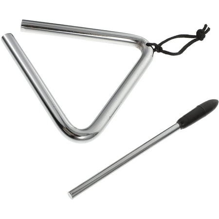 1 Set Musical Steel Triangle with Striker Triangle Percussion ...