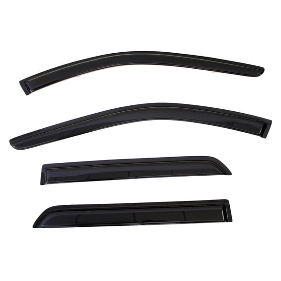 Byrxmo 4pcs Sun Rain Wind Deflectors Door Window Visors Outside Mount ...